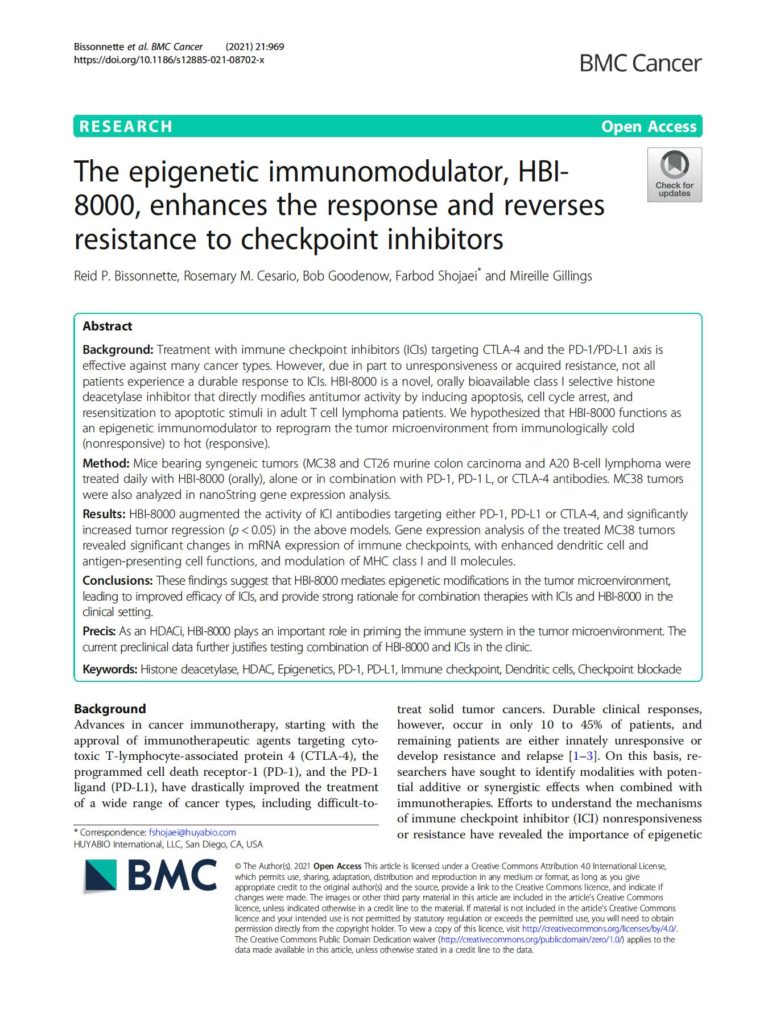 Conferences and Publications - HUYABIO International